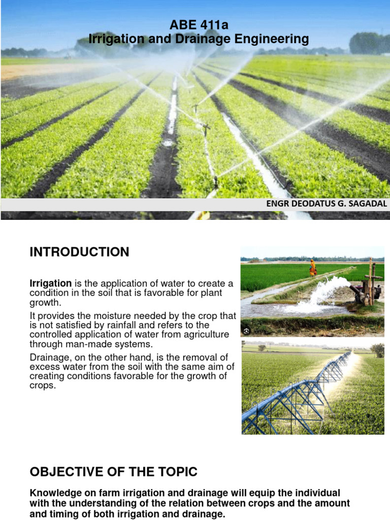 A. Intro To Irrigation Soil Moisture Problems | PDF | Soil | Porosity