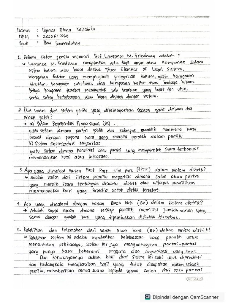 Nyimas Ghina Salsabila | PDF