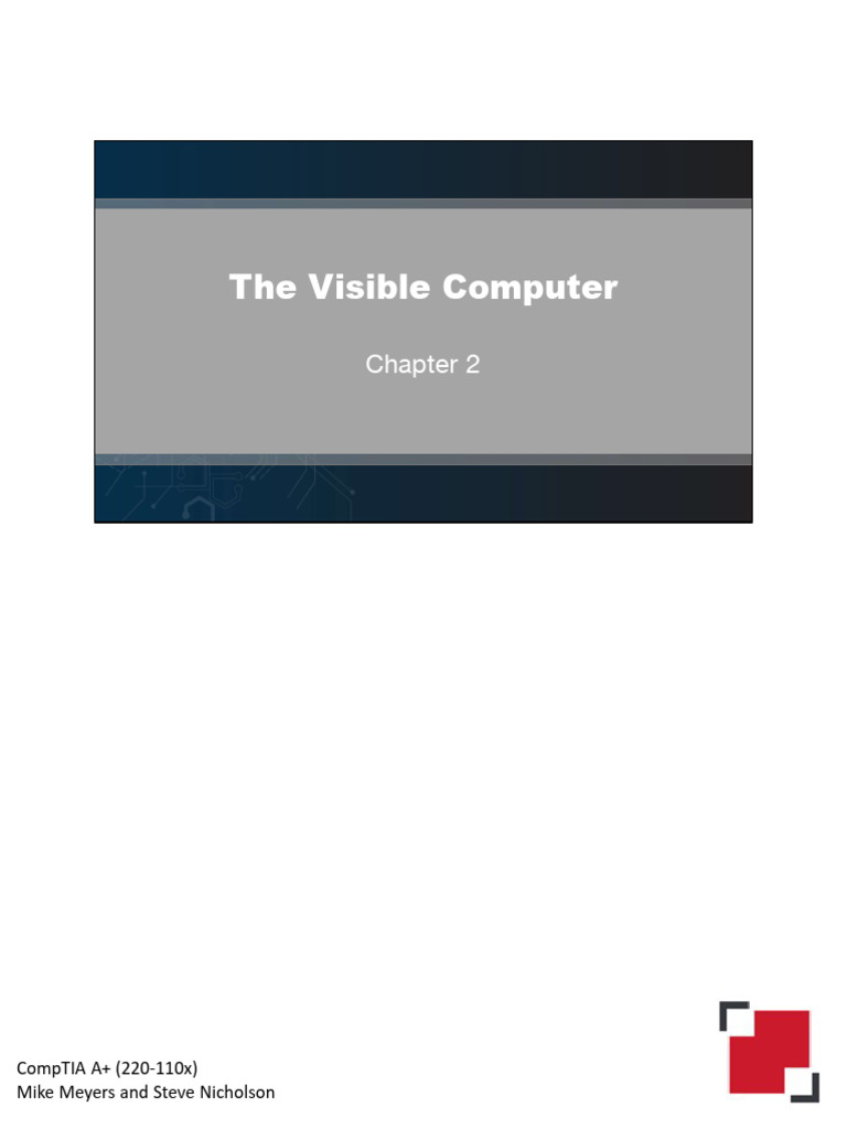 1102 - Chapter 02 The Visible Computer - Slide Handouts | Download Free PDF | Operating System ...