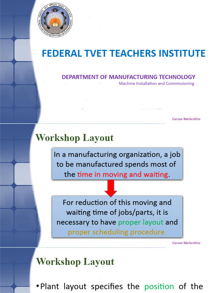 Workshop Layout | PDF | Factory | Ventilation (Architecture)