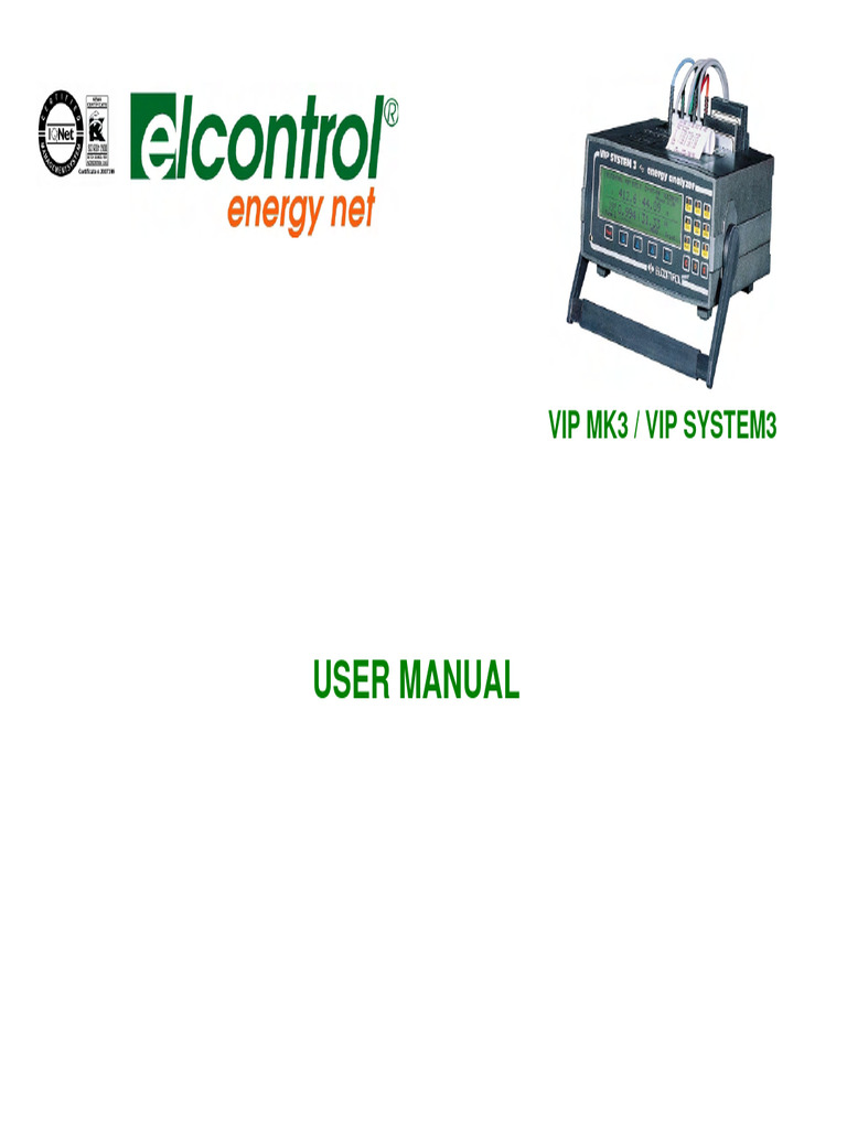 Sys-3-User-Manual ELCONTROL VIP MK3 Instrument Limundo | PDF | Fuse ...