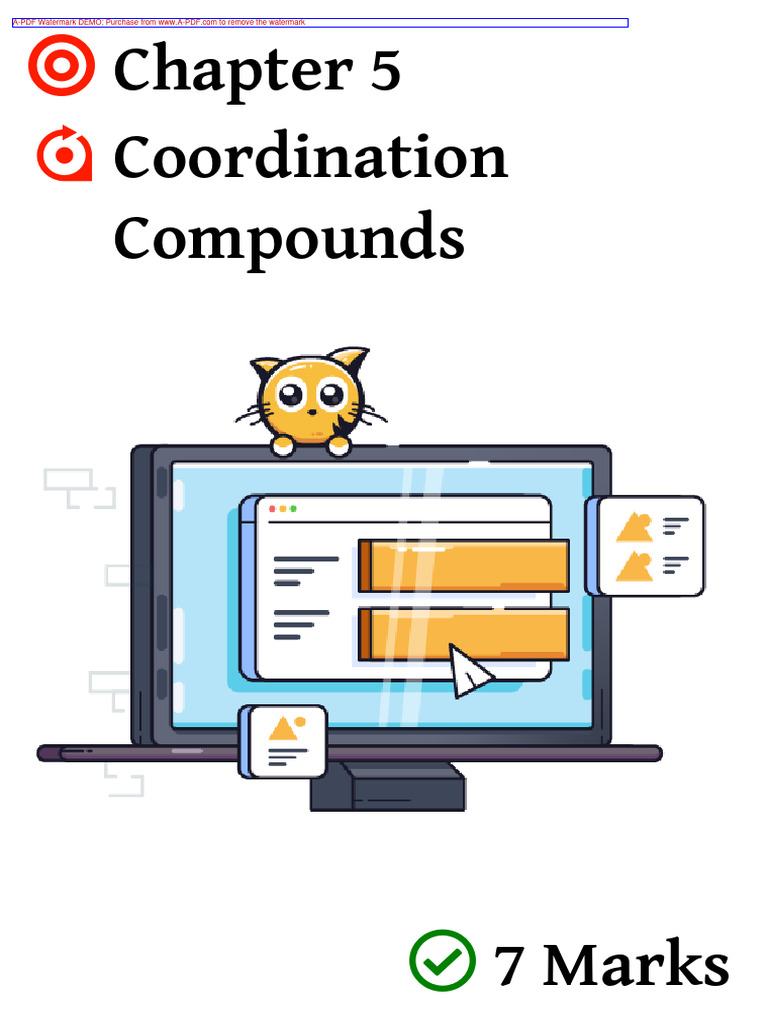 CH 5 Coordination Compounds | PDF | Coordination Complex | Ligand