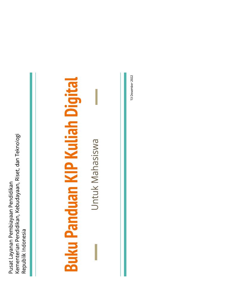 Buku Panduan KIPK Digital Untuk Mahasiswa | PDF
