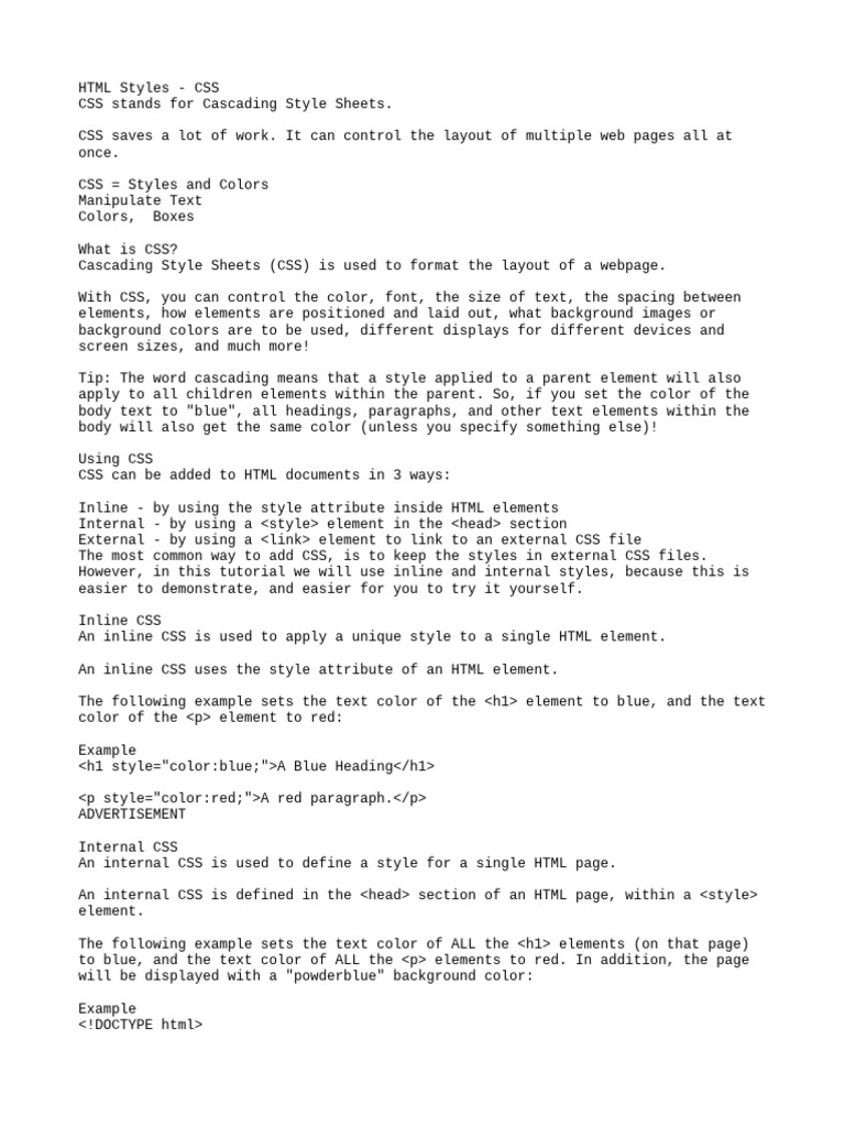 HTML4 | PDF | Html | Computer File Formats