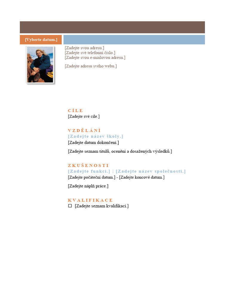 zivotopis-vzor-02 | PDF