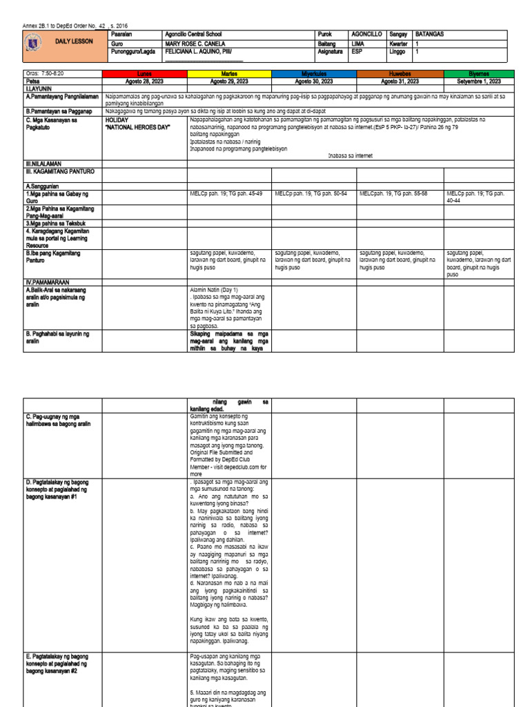 Esp 5 Qi-Week1 | PDF