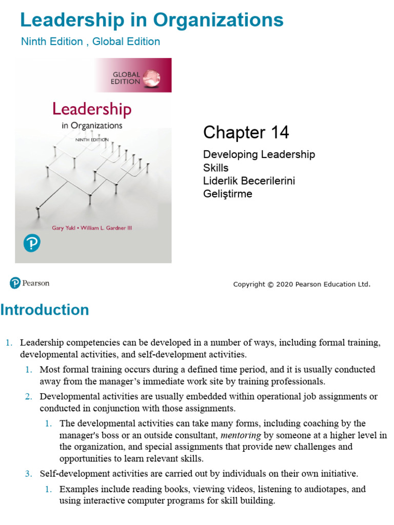 Yukl Lio9 PPT 14 | PDF