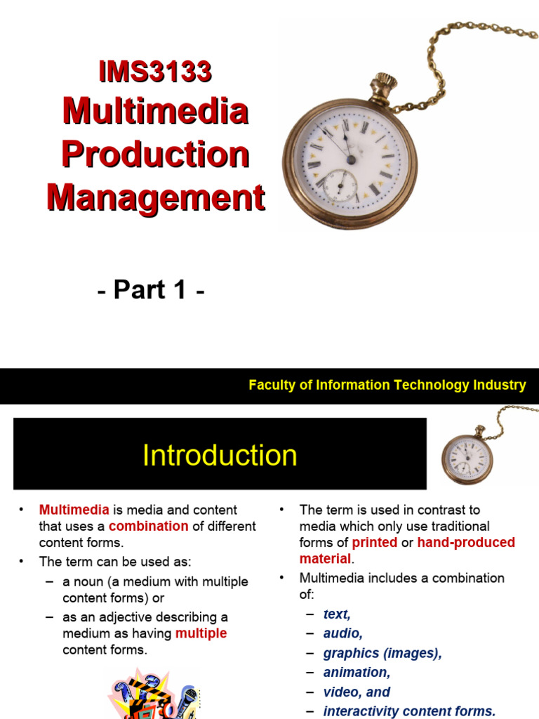 Multimedia Production Management | PDF | Multimedia | Software Release ...