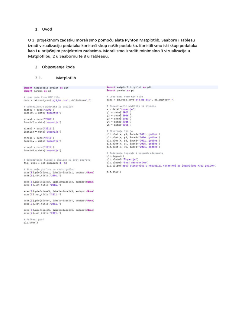 3.projekt - Zavrsni | PDF