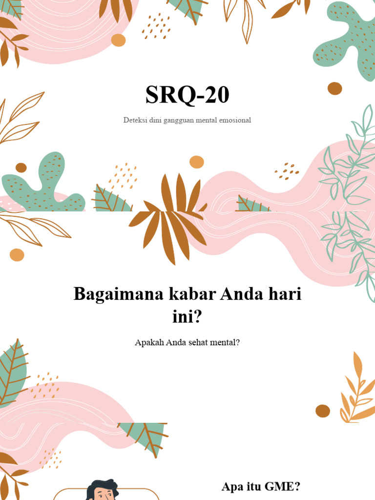 Deteksi Dini GME dengan SRQ-20 | PDF