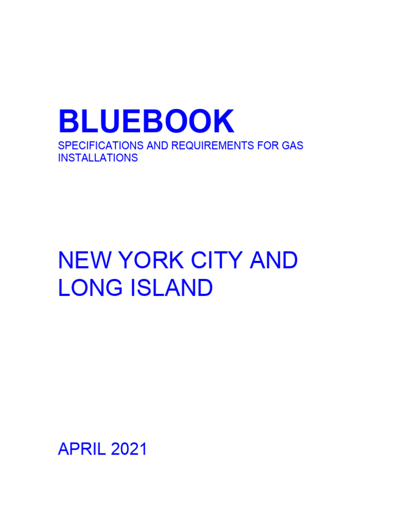 Gas Blue Book | PDF | Pipe (Fluid Conveyance) | Gases
