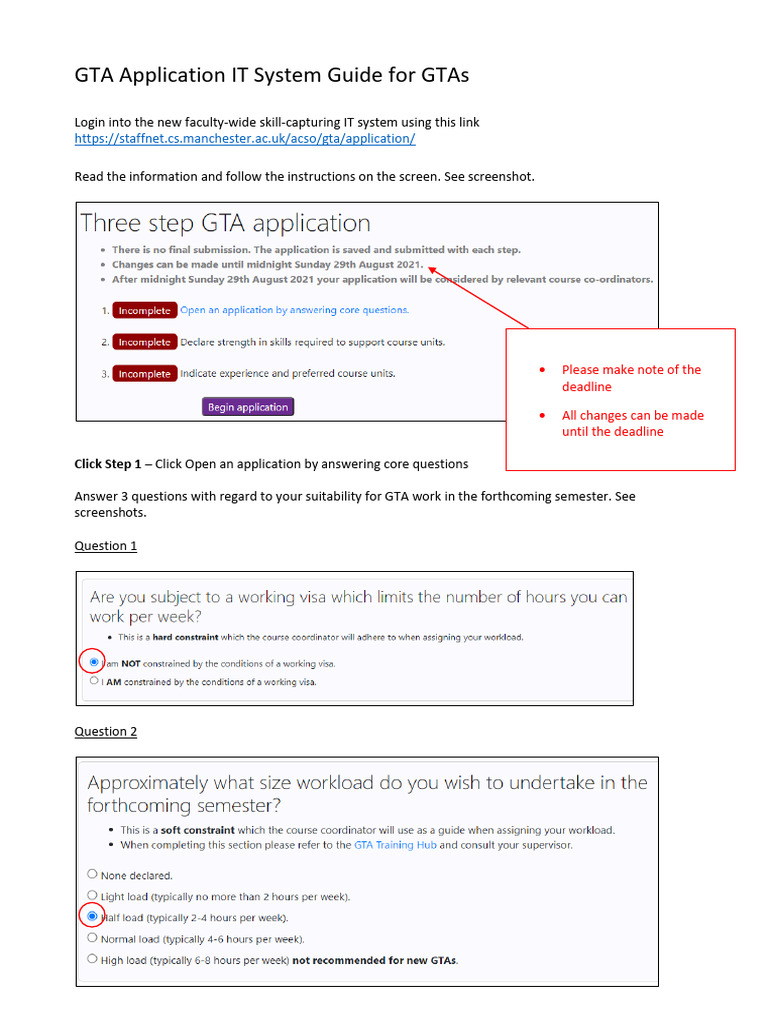 GTA Application Guide for Faculty | PDF | Computers