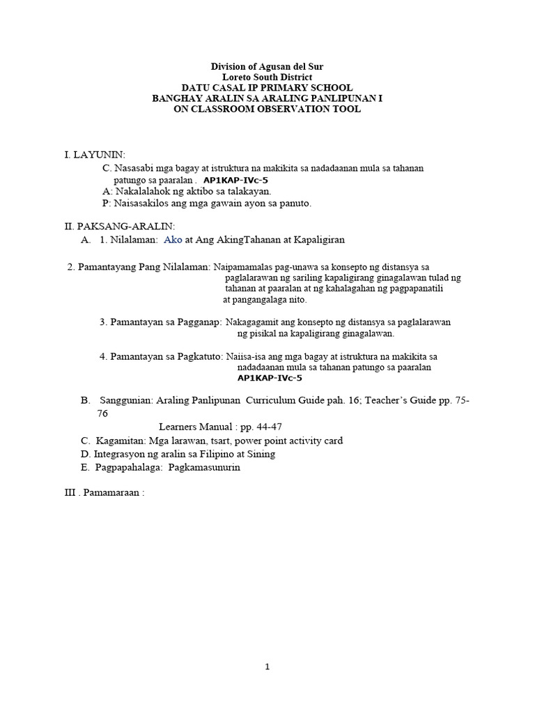 COT IN AP 4th Quarter | PDF