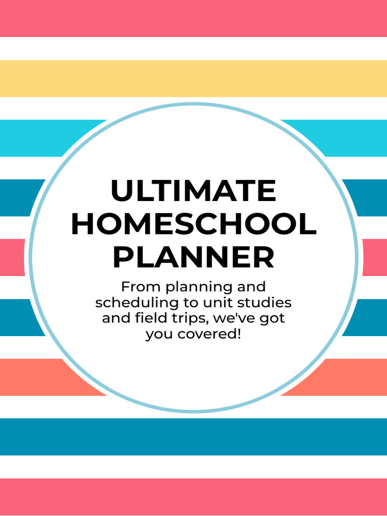Ultimate Homeschool Planner | PDF | Learning Styles | Pedagogy