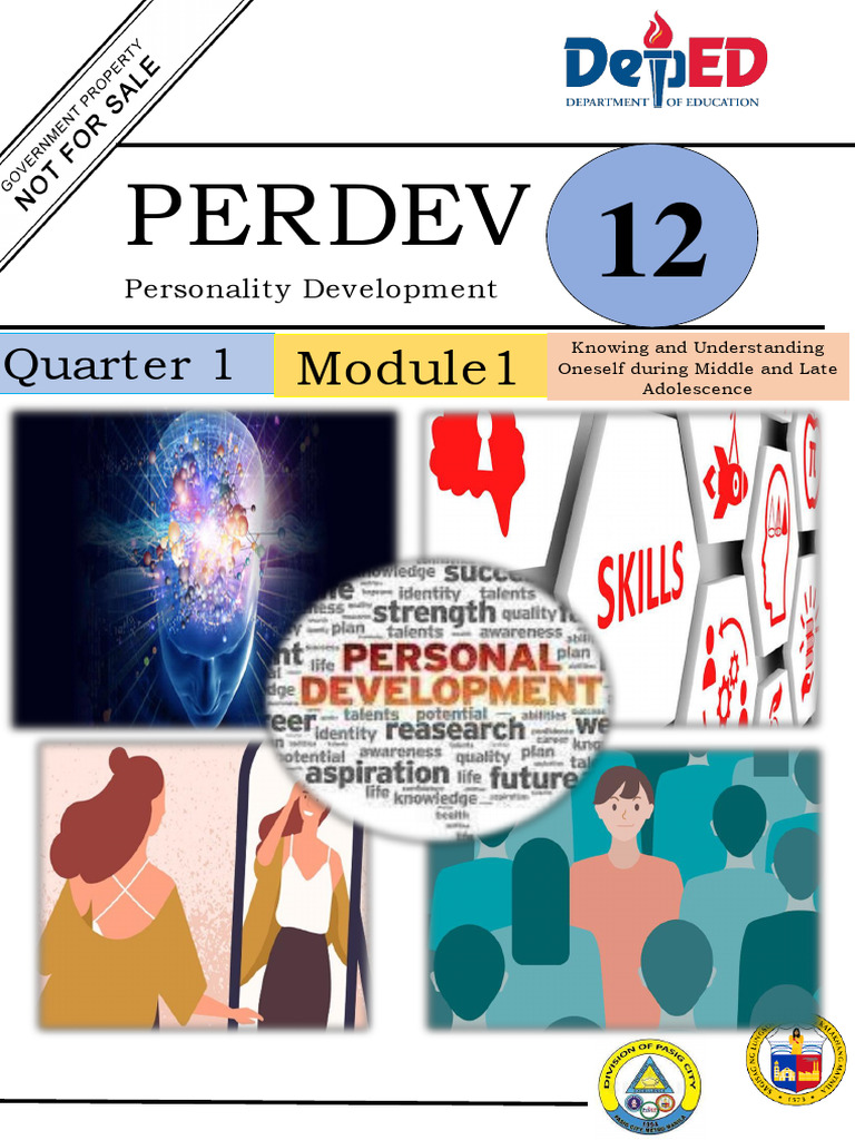 Perdev: Quarter 1 | PDF | Disciplines | Psychological Concepts