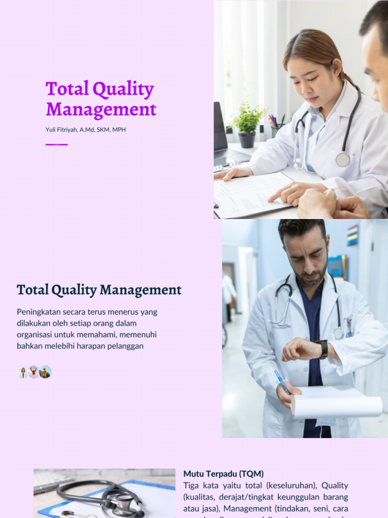 TOTAL Quality Management | PDF