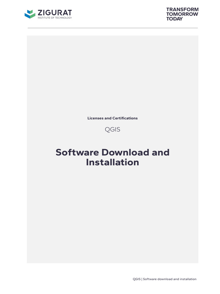 QGIS - Instructions | PDF | Installation (Computer Programs) | Software
