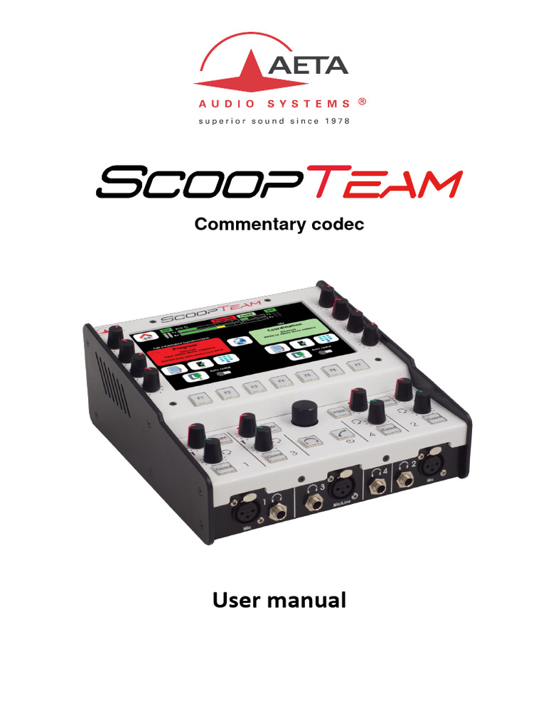 Manual ScoopTeam | PDF | Session Initiation Protocol | Computer Network