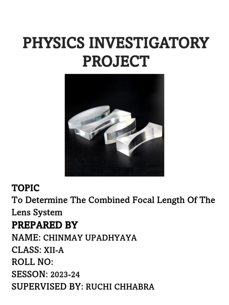 Physics Investigatry | PDF | Physical Sciences | Vision