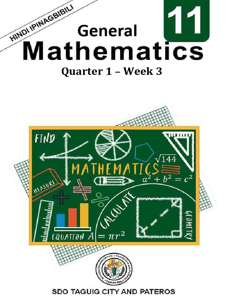 GenMath Q1 W3 | PDF | Function (Mathematics) | Mathematical Logic