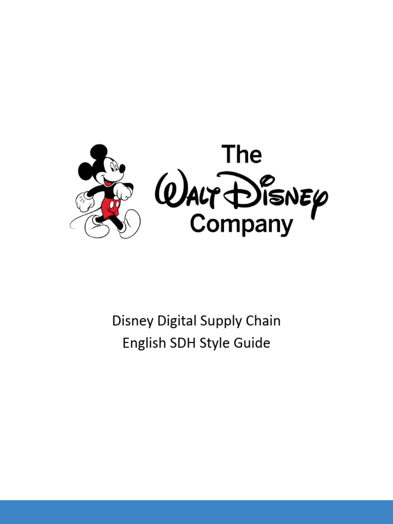 Style Guide English SDH 32c934ebd5 15jun2023 | PDF | Ellipsis | Human ...