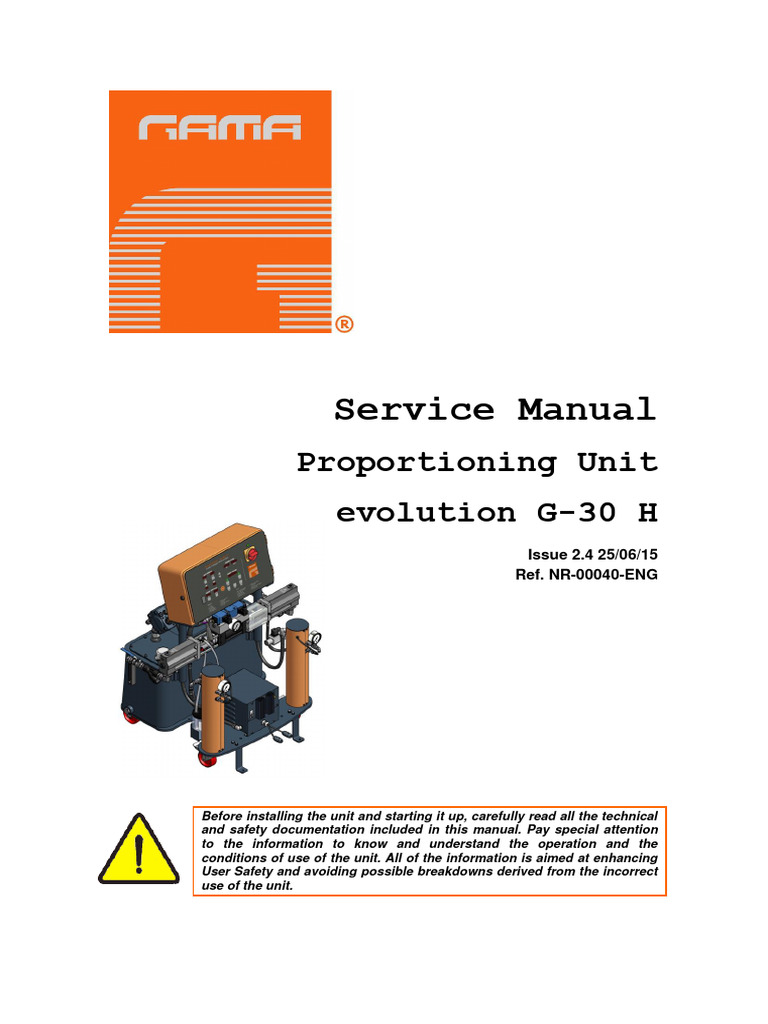 Gama Machine G-30 Service Manual | PDF | Electrical Connector | Pump