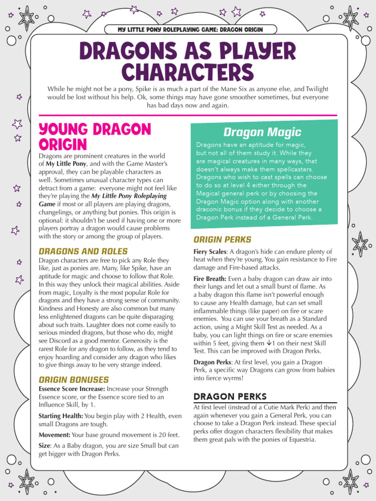 MLP Extra Dragon Origin | PDF | Dragon