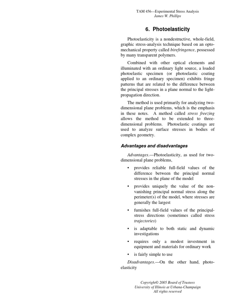 06 Photoelasticity | PDF
