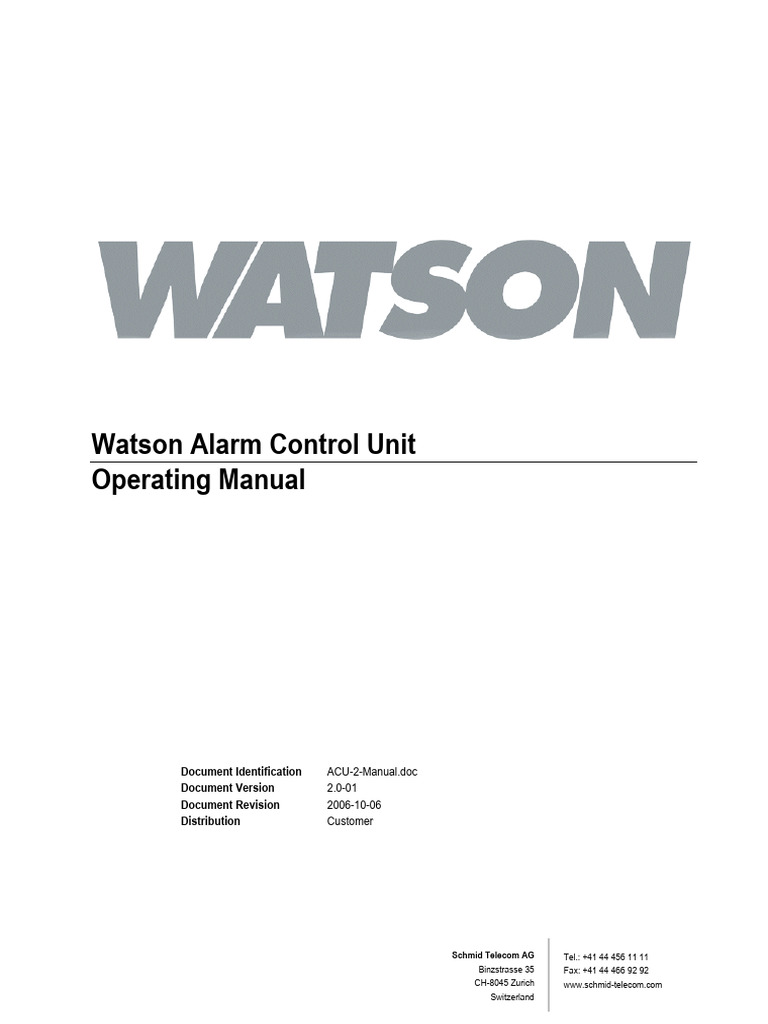 ACU-2-Manual | PDF | Electricity | Computing