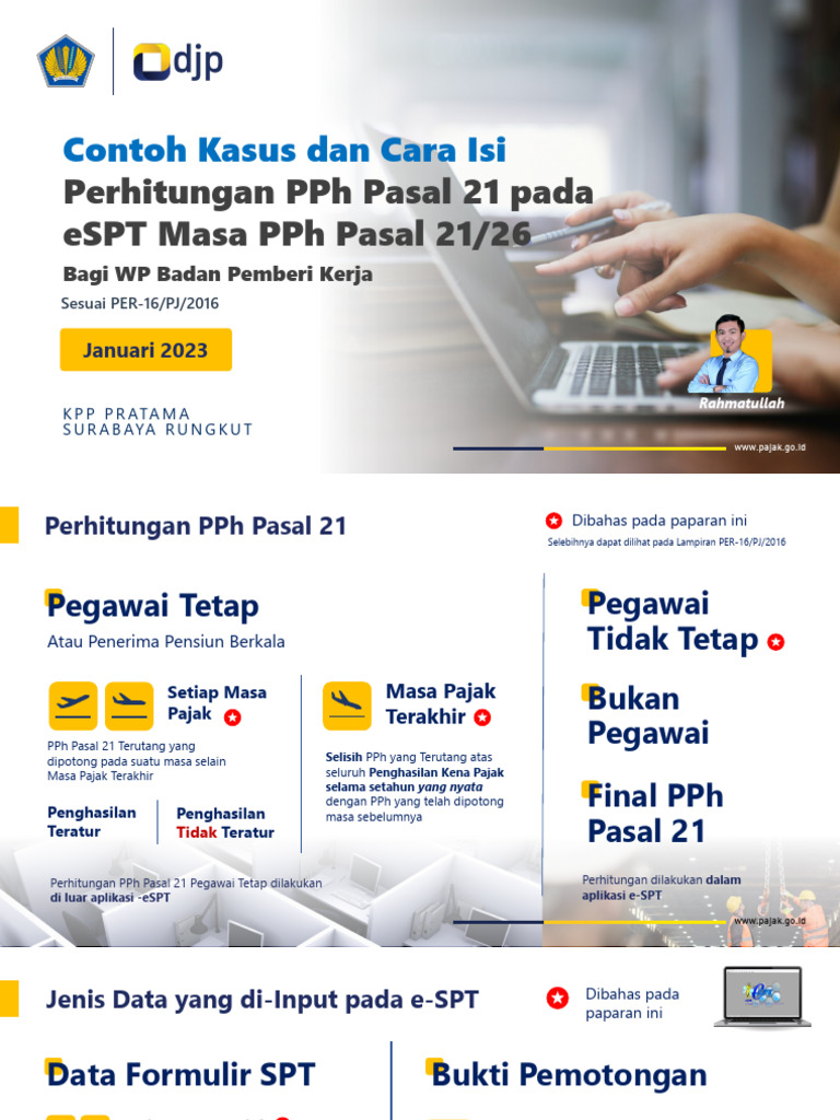 Cara Hitung PPh 21 eSPT Pegawai Tetap | PDF | Pengelolaan Keuangan & Uang