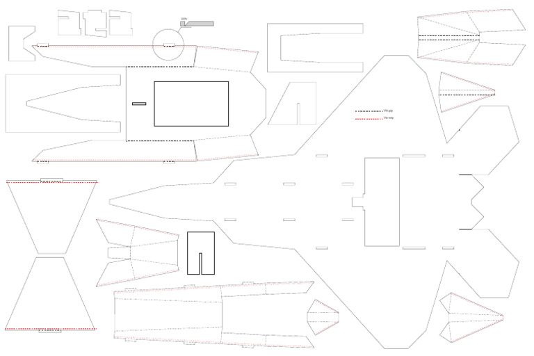 F22 RC Airplane Drawing PDF | PDF