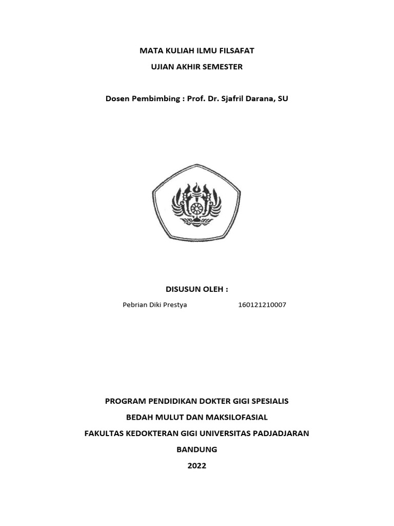 Uas Filsafat Pebrian Diki | PDF