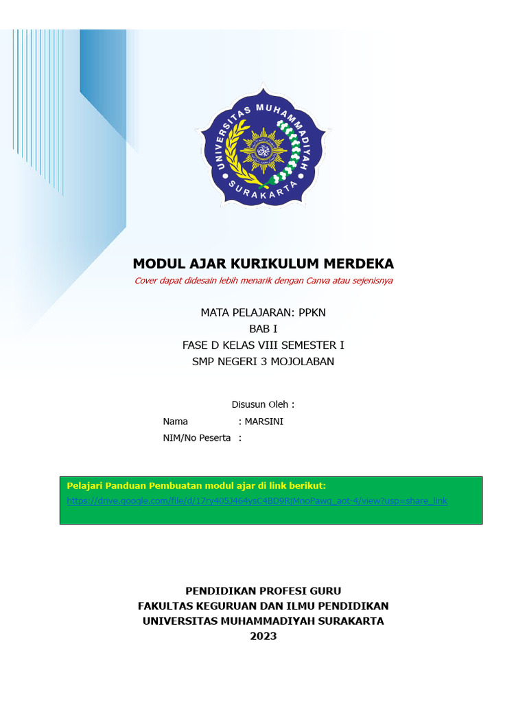 Modul Ajar Kurikulum Merdeka | PDF