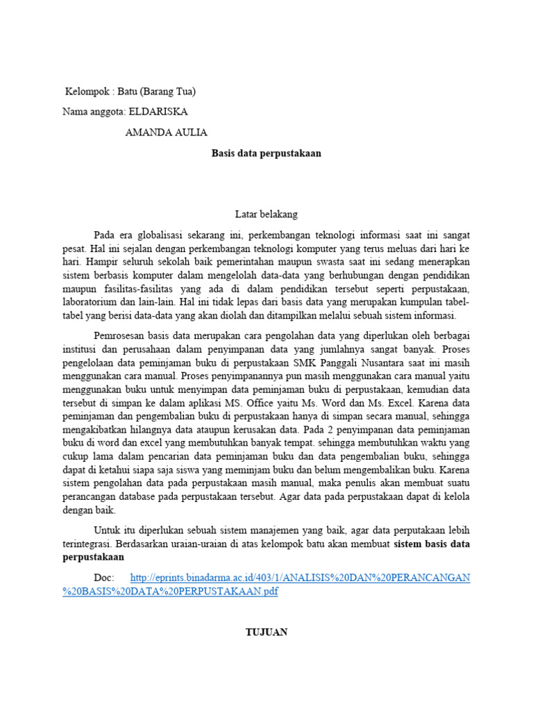 Basis Data Perpustakaan | PDF | Seni