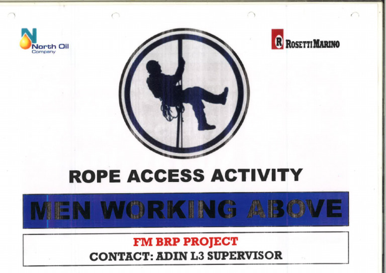 Sign-Men working Above | PDF