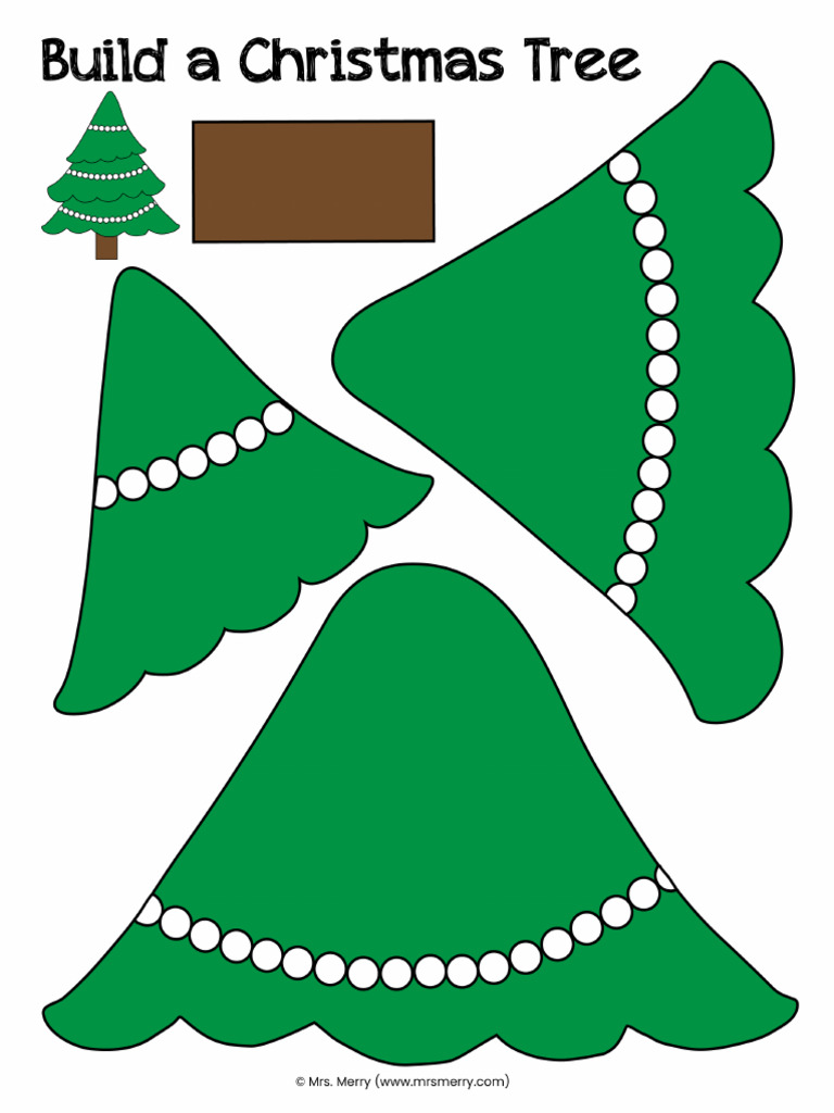 Build A Christmas Tree - Mrs Merry | PDF