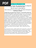 First Day at College Essay with Quotes | PDF | Essays | Plagiarism