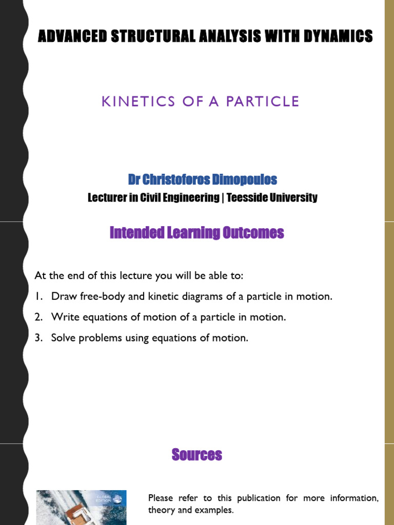 3- Particle Kinetics | PDF | Force | Acceleration