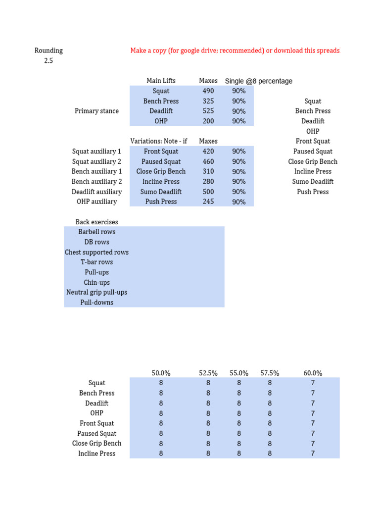 SBS Strength Program Overview | PDF | Strength Training | Individual Sports