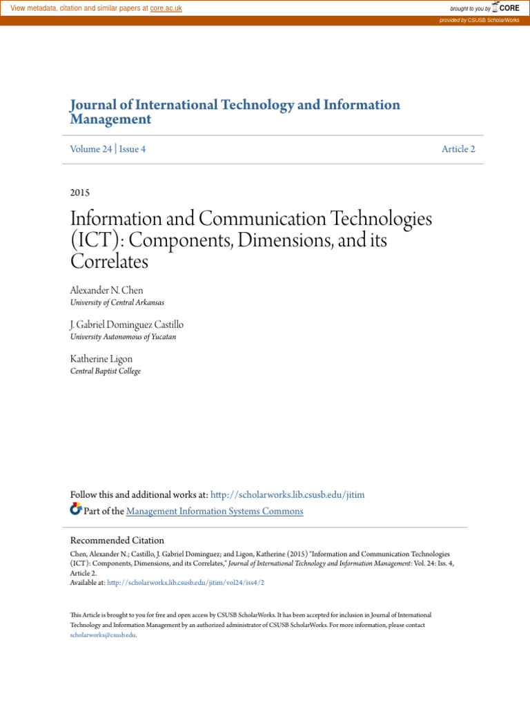 Ict 2 | PDF | Educational Technology | Information And Communications Technology
