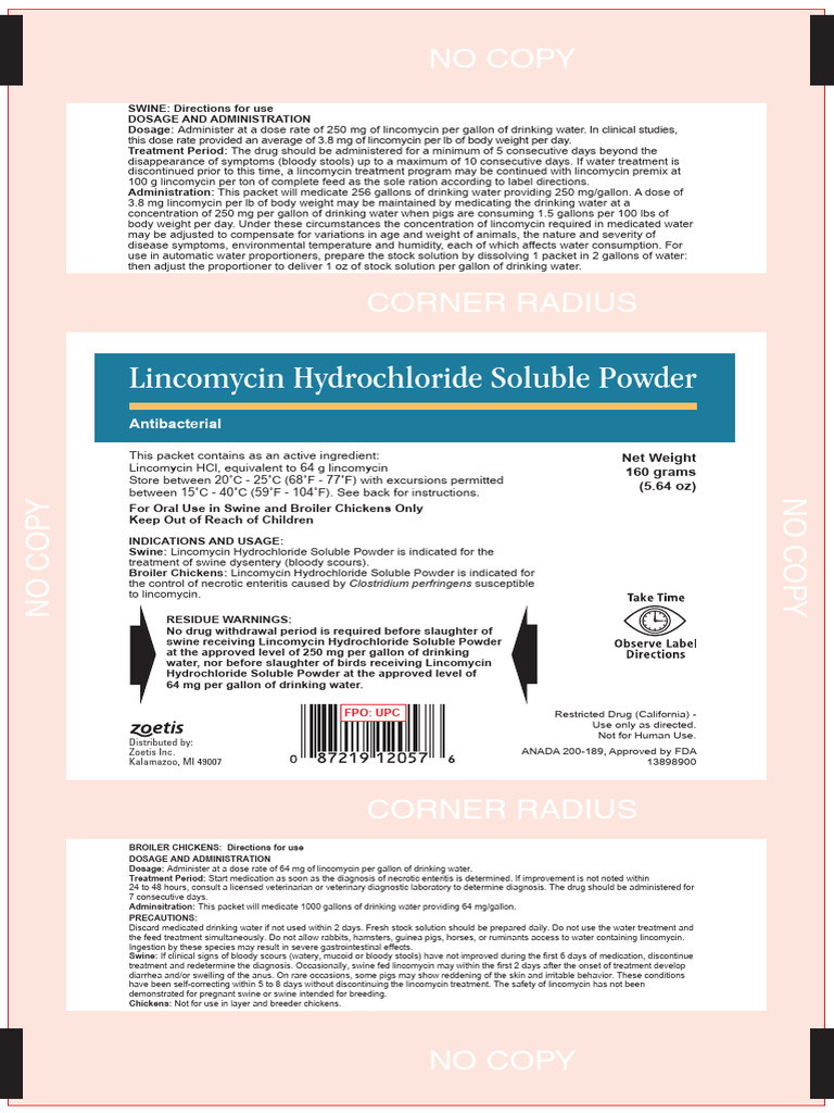 Lincomycin Soluble | PDF