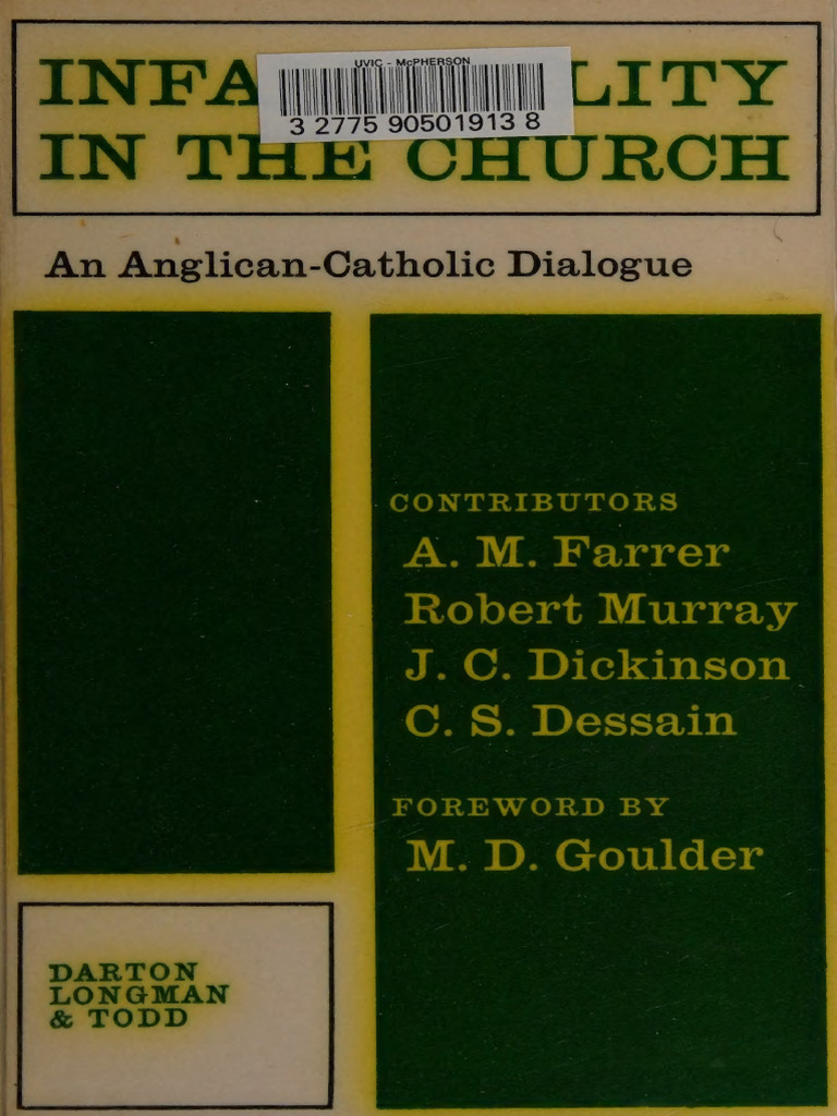 Infallibility in The Church - An Anglican Catholic Dialog | PDF | Jesus ...