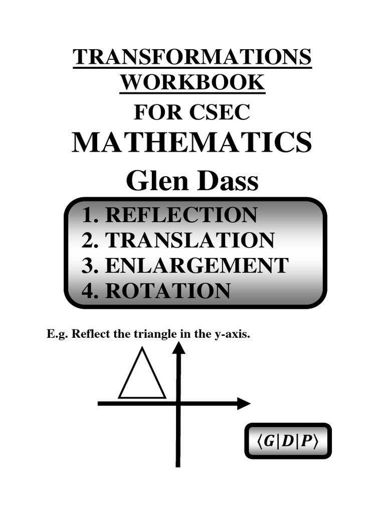 Transformations Workbook For Csec Mathematics | PDF