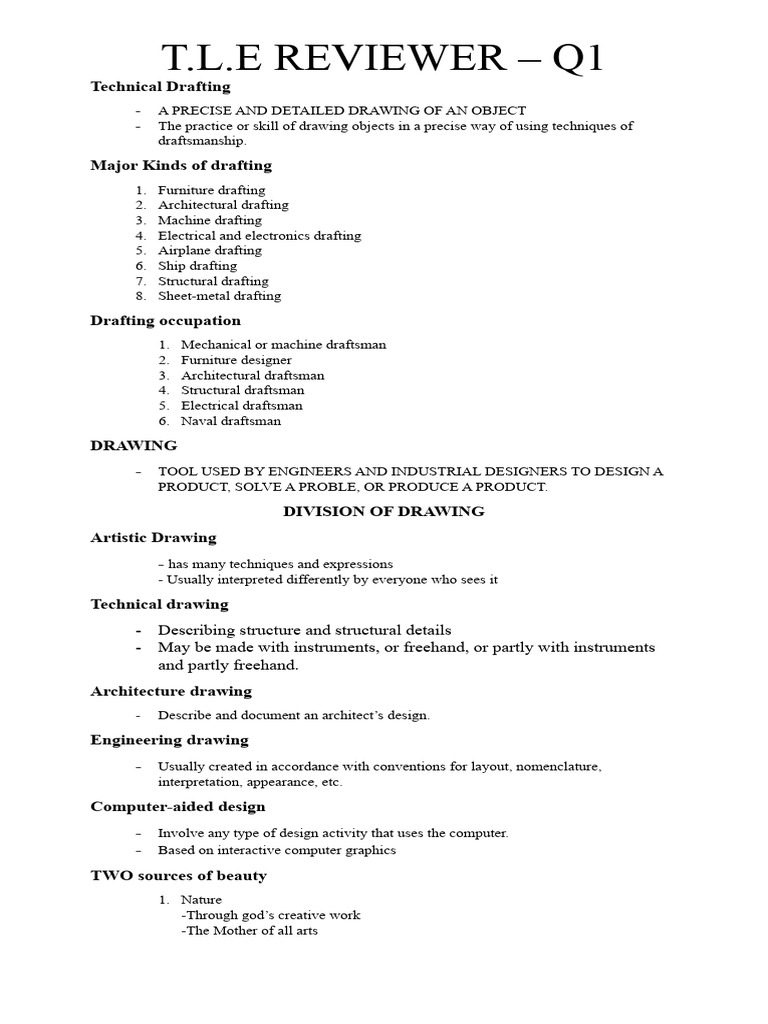 Technical Drafting Pdf Technical Drawing Engineering
