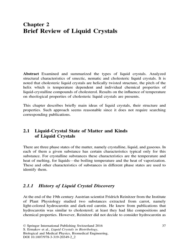 Unit 3 Second Part | PDF | Liquid Crystal | Viscosity