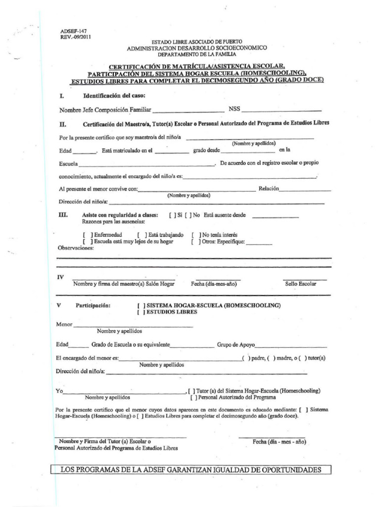 Certificacion de Matricula y Asistencia | PDF