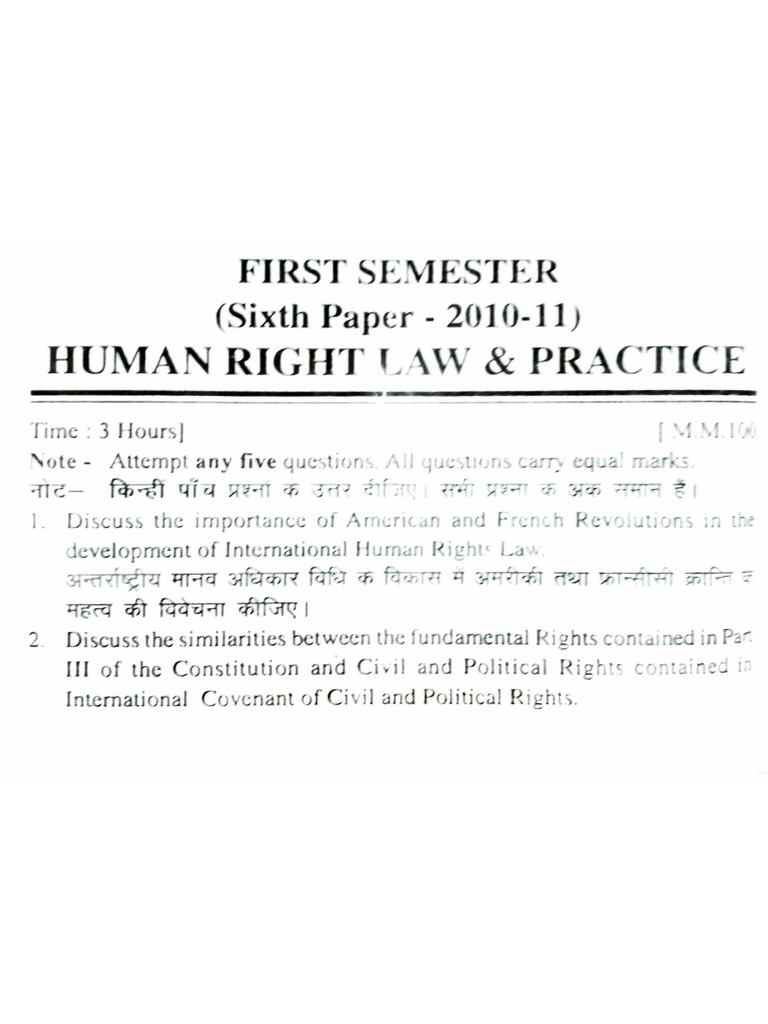 Human Right Law & Practise | PDF | Human Rights | Rights