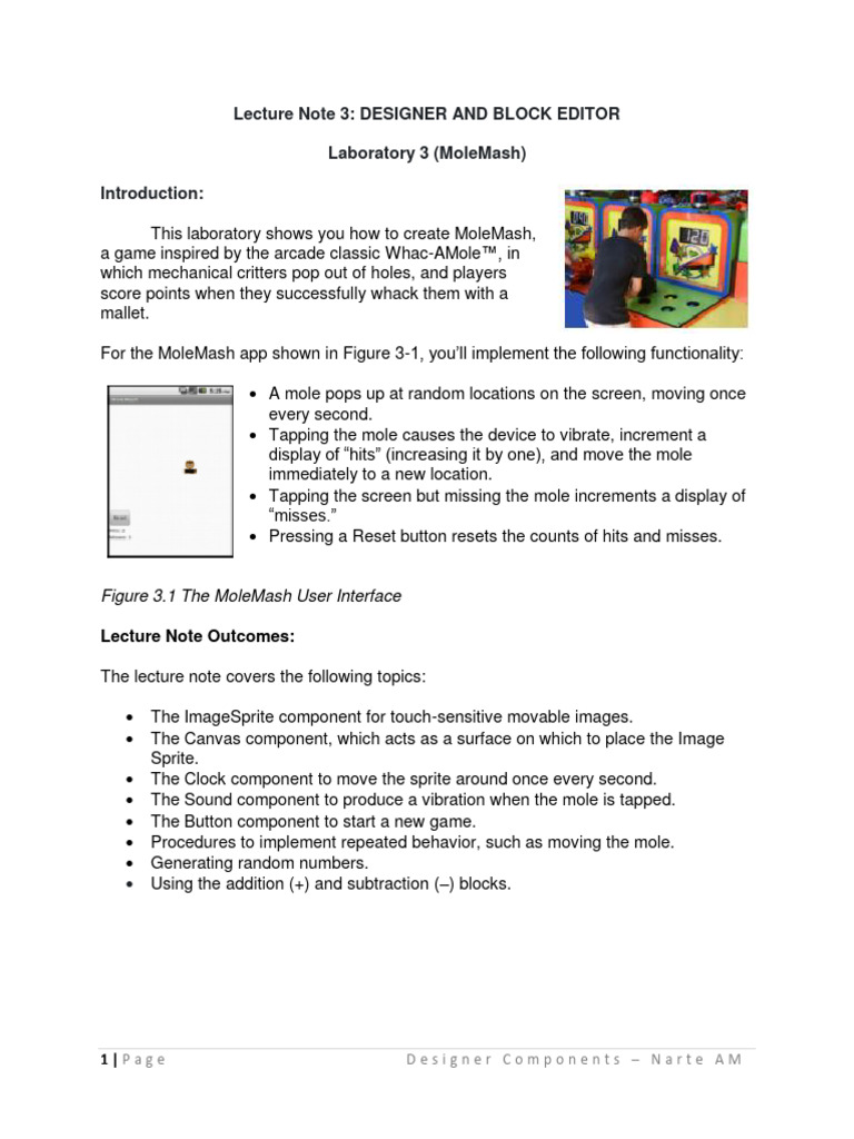 Designer and Blocks Editor - Lab3 | PDF | Mobile App | Parameter (Computer Programming)