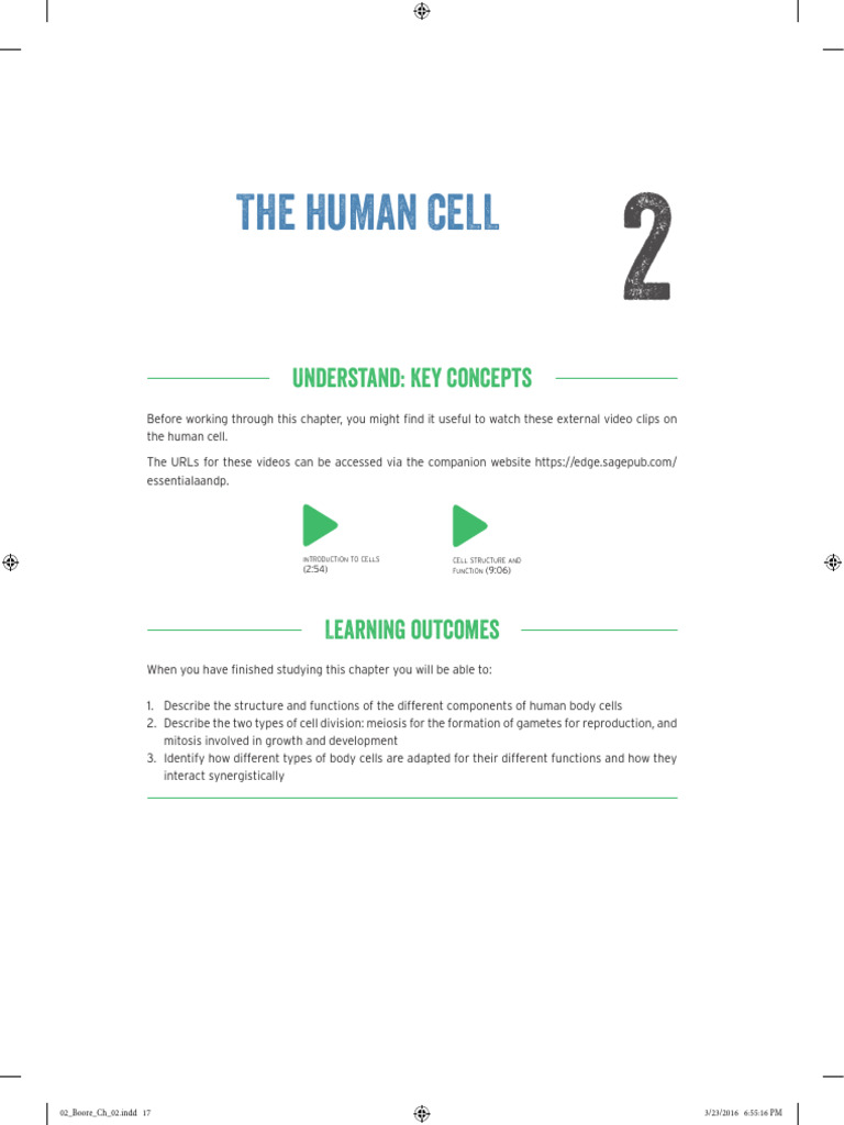 2_boore-_the_human_cell | PDF | Endoplasmic Reticulum | Cell Membrane