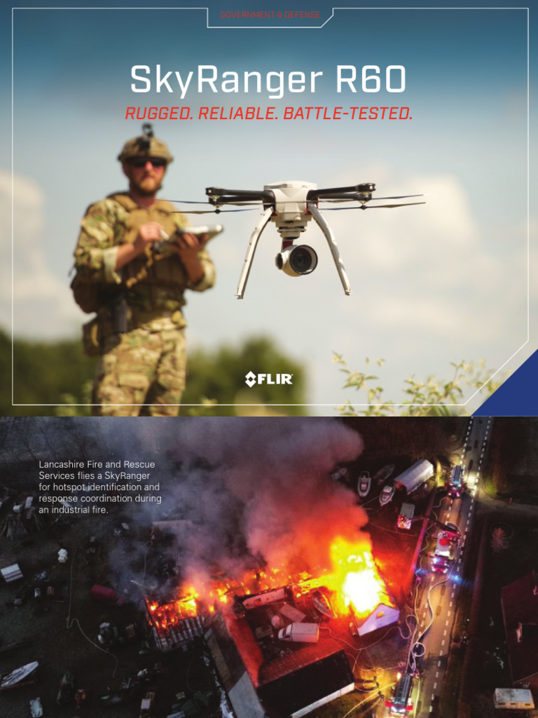 SkyRanger R60 RRBT Brochure US | PDF | Unmanned Aerial Vehicle | Infrared